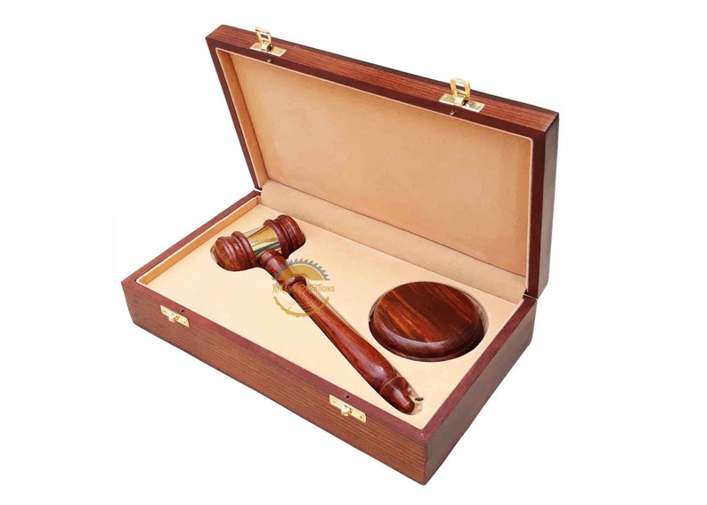 Wooden Gavel Judge's Personalized Gavel With Box Premium Handcrafted ...