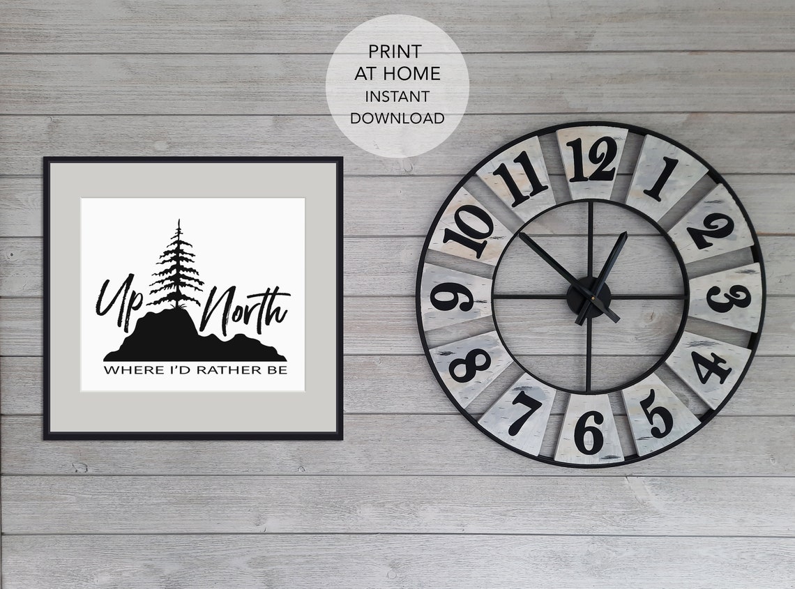 Up North SVG, up North Digital File SVG, Use for Minnesota, Upper ...