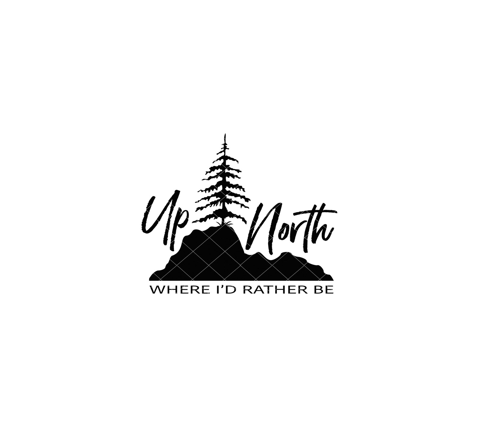 Up North SVG, up North Digital File SVG, Use for Minnesota, Upper ...