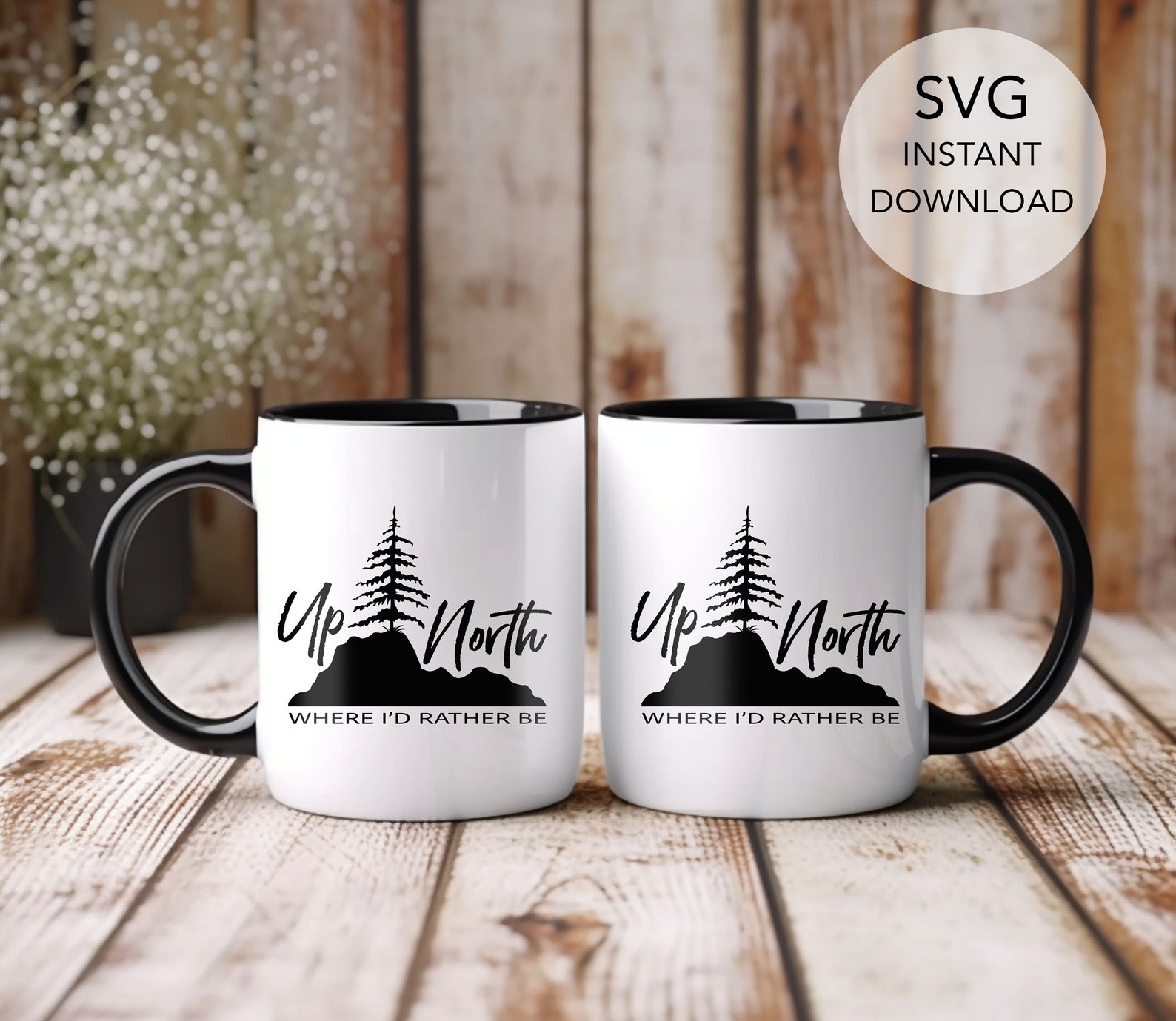 Up North SVG, up North Digital File SVG, Use for Minnesota, Upper ...