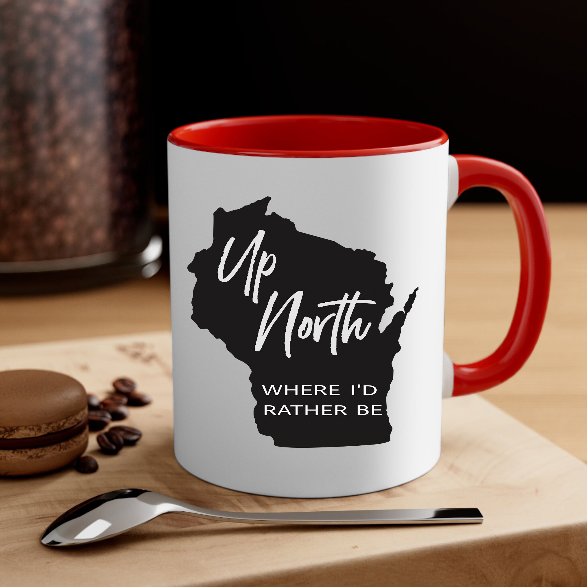 Digital File of Wisconsin - up North, Where I'd Rather Be SVG, Outline ...
