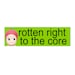 Charli XCX Rotten Right to the Core Apple Car Bumper Sticker Brat Album ...