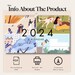 Seasons Calendar With Minimal Design, Printable Calendar, 2024 Calendar ...