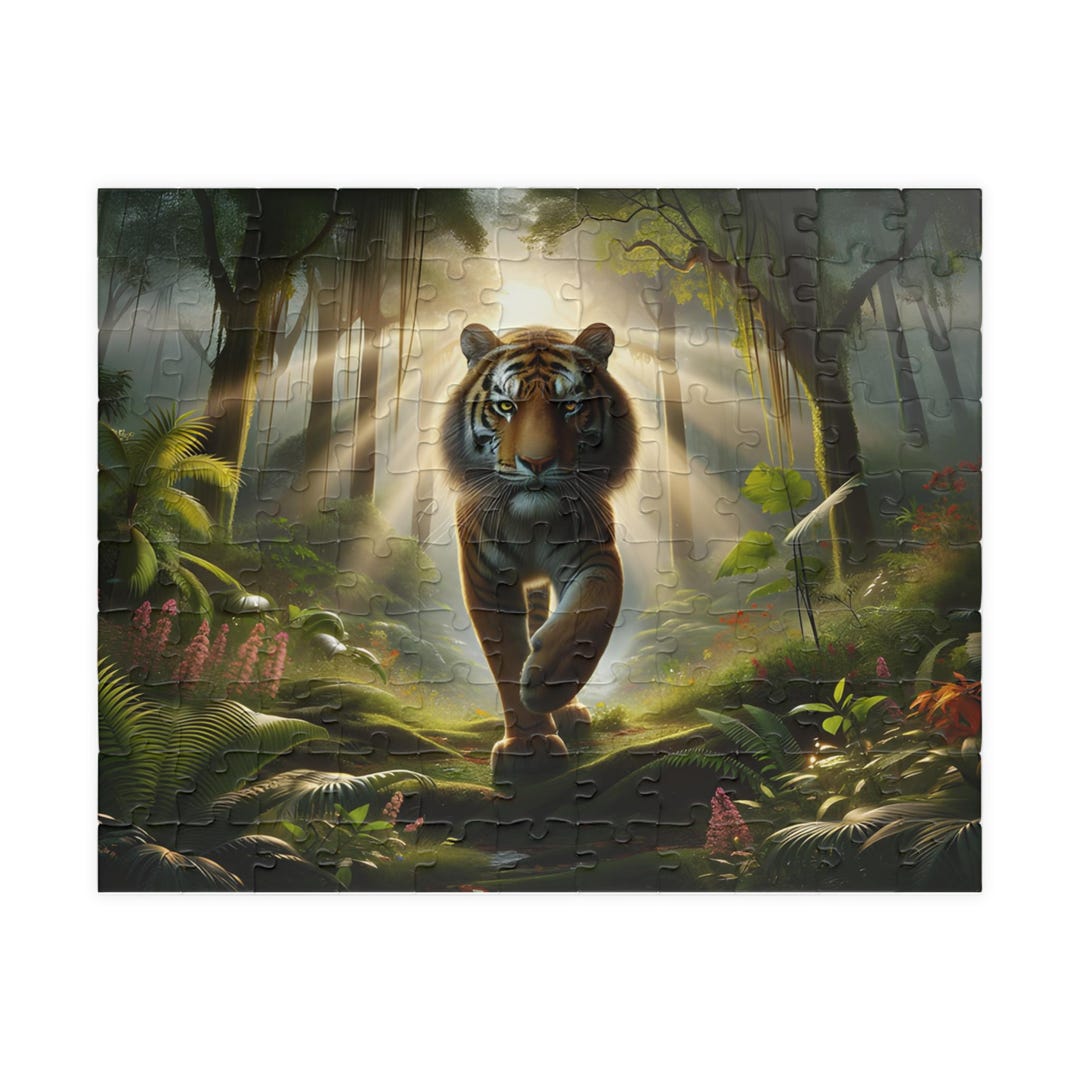Predator's Pride Awakened - Nature Lovers Jigsaw Puzzle - Etsy