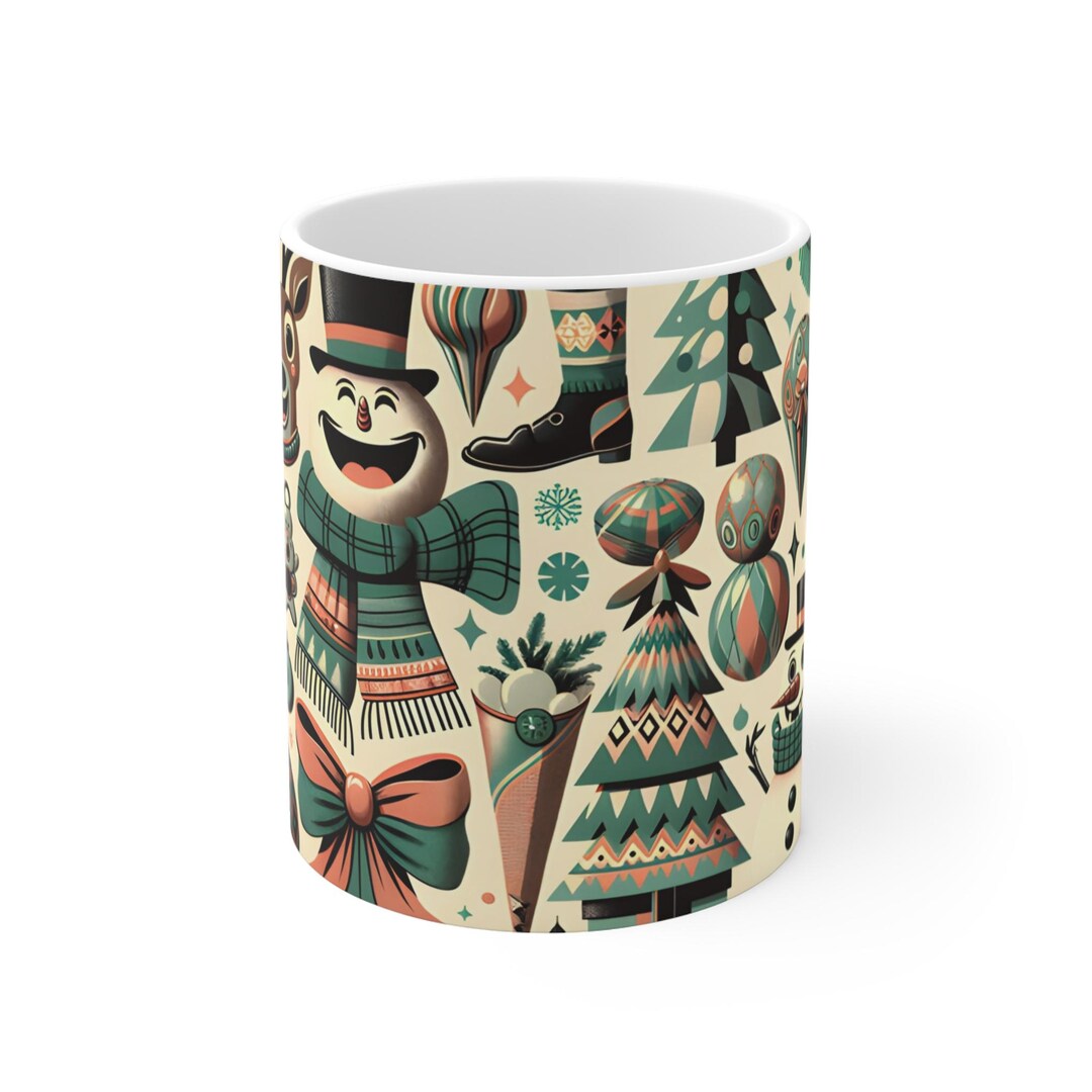 Cheery Christmas Clashes Ugly Christmas Mug - Etsy