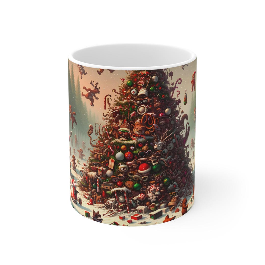 Haphazard Holiday Hijinks Ugly Christmas Mug - Etsy