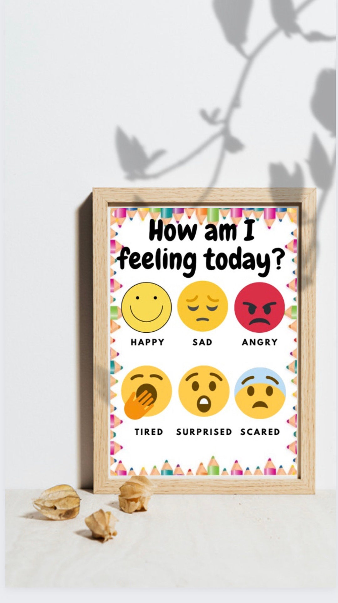 Emotional Checkin Poster for Children Calming Strategies - Etsy