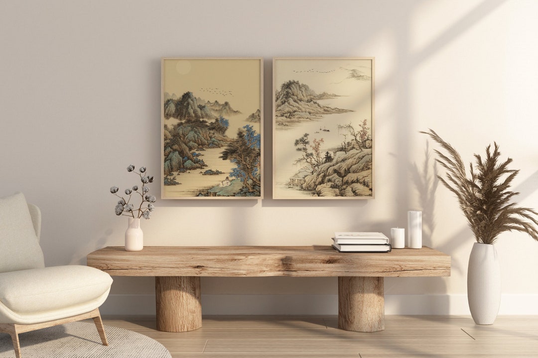 Vintage Chinese Art Print, Gallery Wall Prints, Japanese Art Print ...