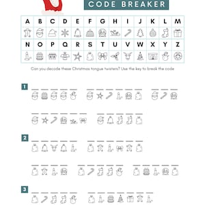 Printable Fun Christmas Activity Pack, 20 Pages of Activities ...