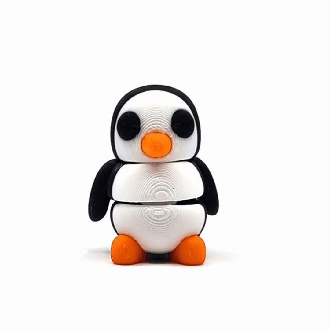 Mini Animals Penguin Minifigures Sensory Toys Fidget Toy 3D Printed ...