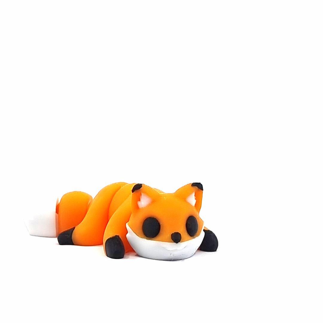 Mini Animals Fox Minifigures Sensory Toys Fidget Toy 3D Printed Figures ...