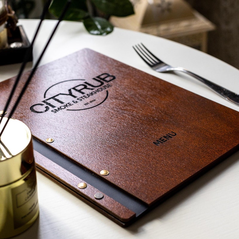 Wine Bar Folder Menu - Etsy