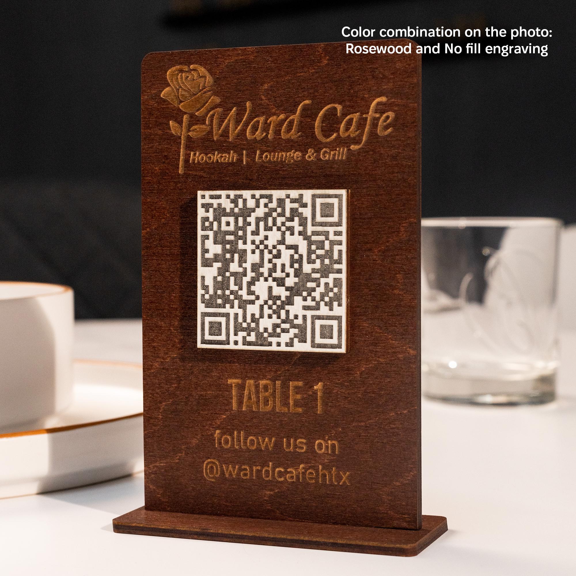 Double-sided QR Code Sign - Etsy