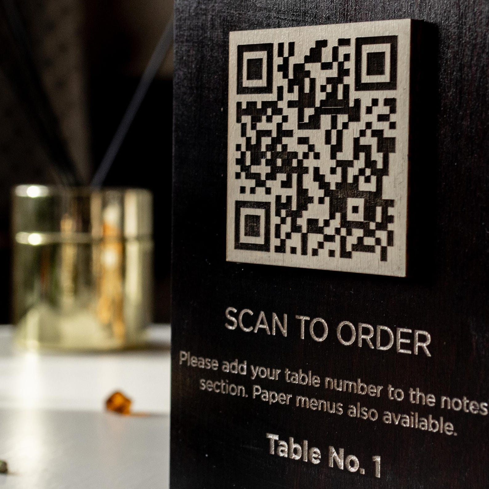 Double-sided QR Code Sign - Etsy