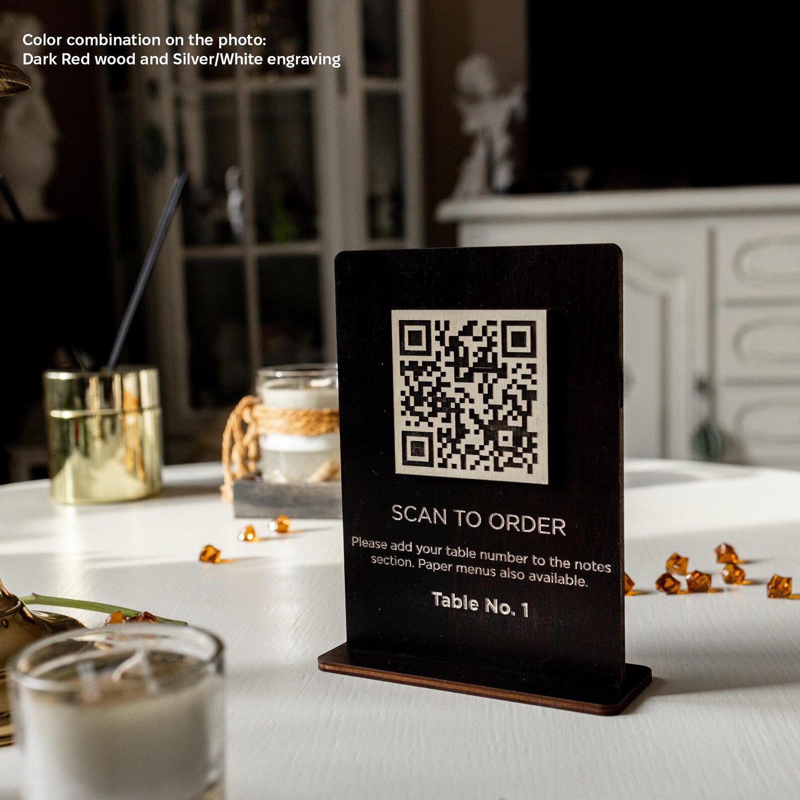 Double-sided QR Code Sign - Etsy