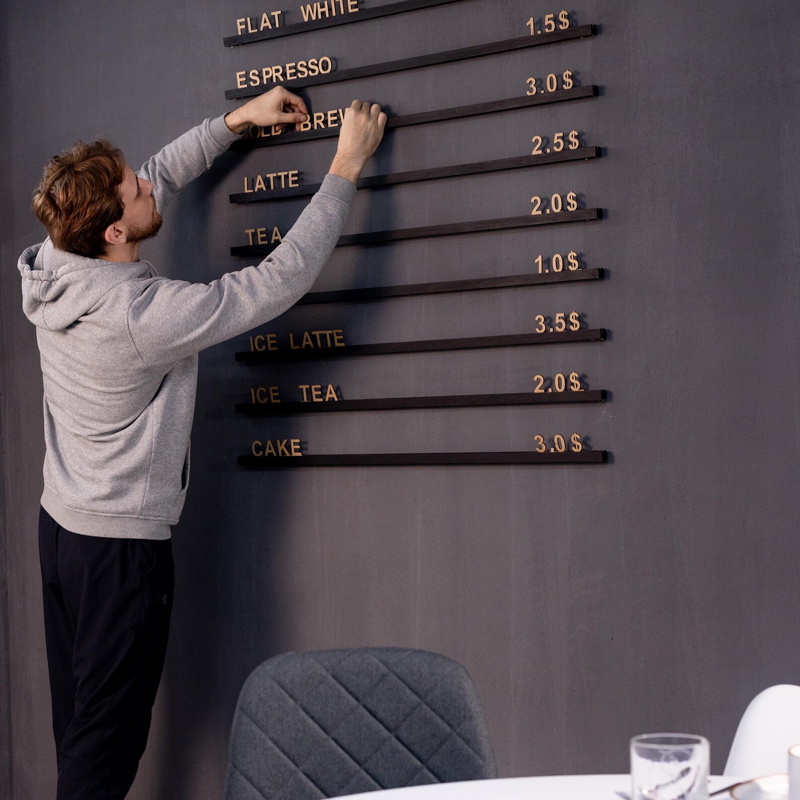 Wall Menu, Wooden Letter Board for Cafe - Etsy