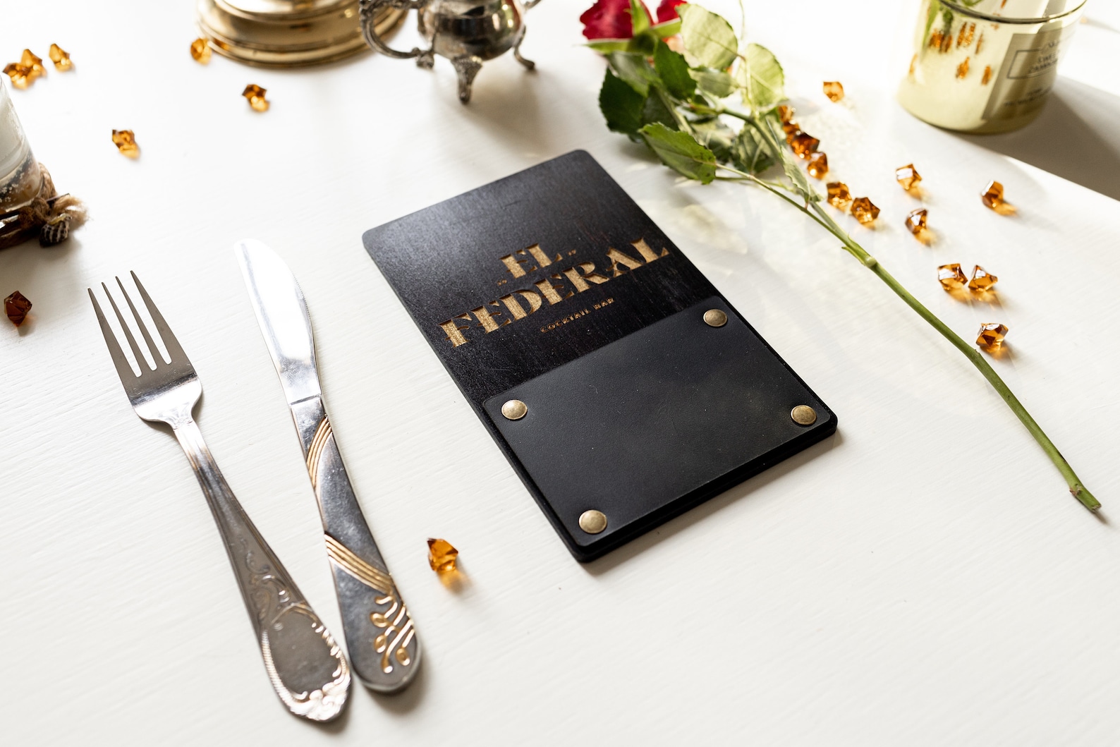 Wooden Bill Holder, Check Holder for Restaurant, Unique Check Presenter ...