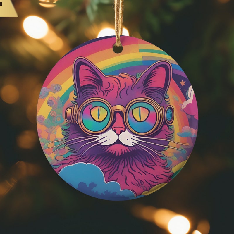Trippy Cat - Etsy