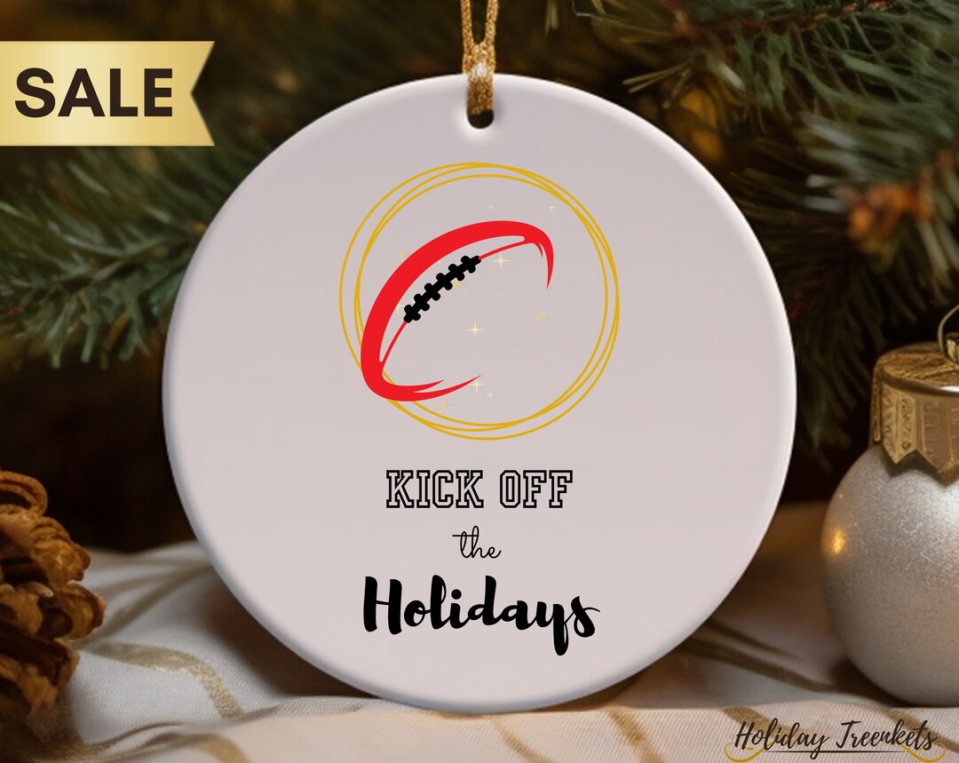 Kick off the Season | Football Xmas Ornament | Football Family ...