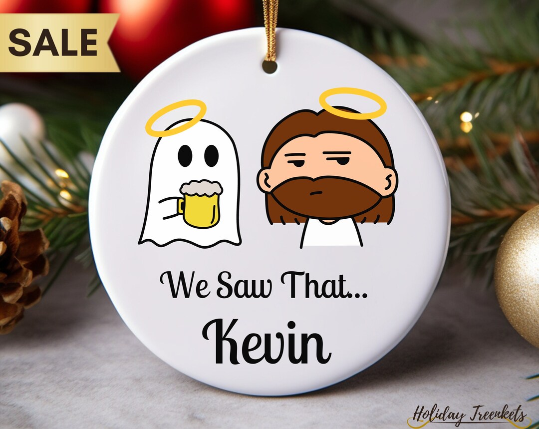 Custom Name Jesus and Holy Ghost Meme | I Saw That Funny Jesus Ornament ...