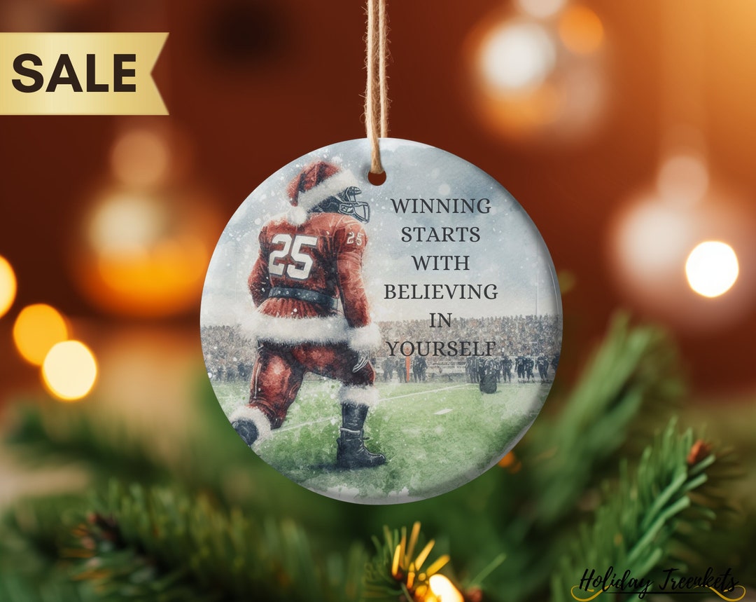 Believe in Yourself Memento | Motivational Decoration | Santa Christmas ...