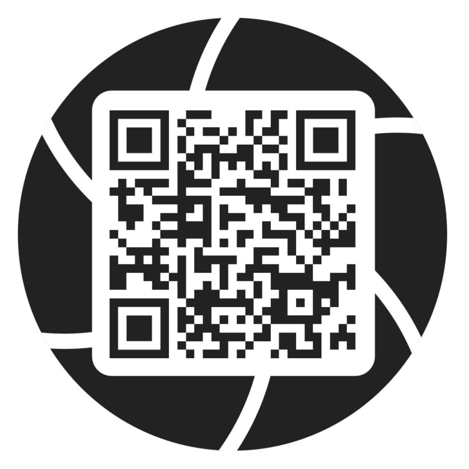 QR Code Circular Printed Stickers Sticky Round Colour Labels Size 37mm ...