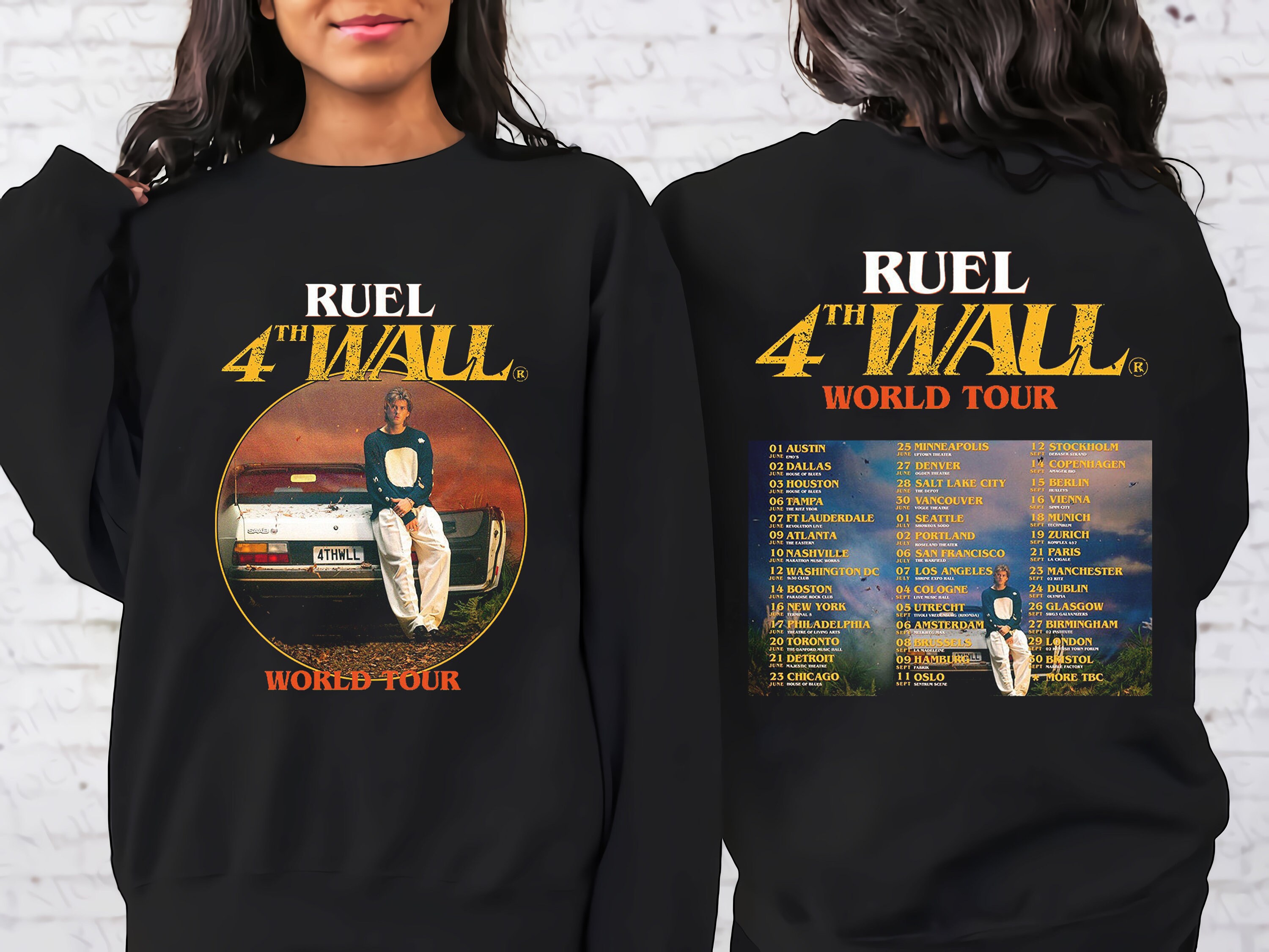 4th Wall Album Ruel 4th Wall World Tour 2023 Png Ruel 4th - Etsy