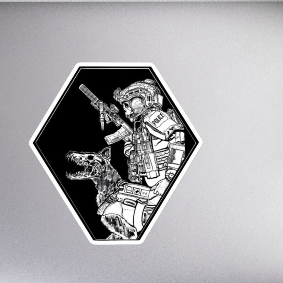 Police K9 Handler Sticker - Etsy