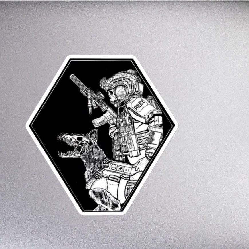 Police K9 Handler Sticker - Etsy