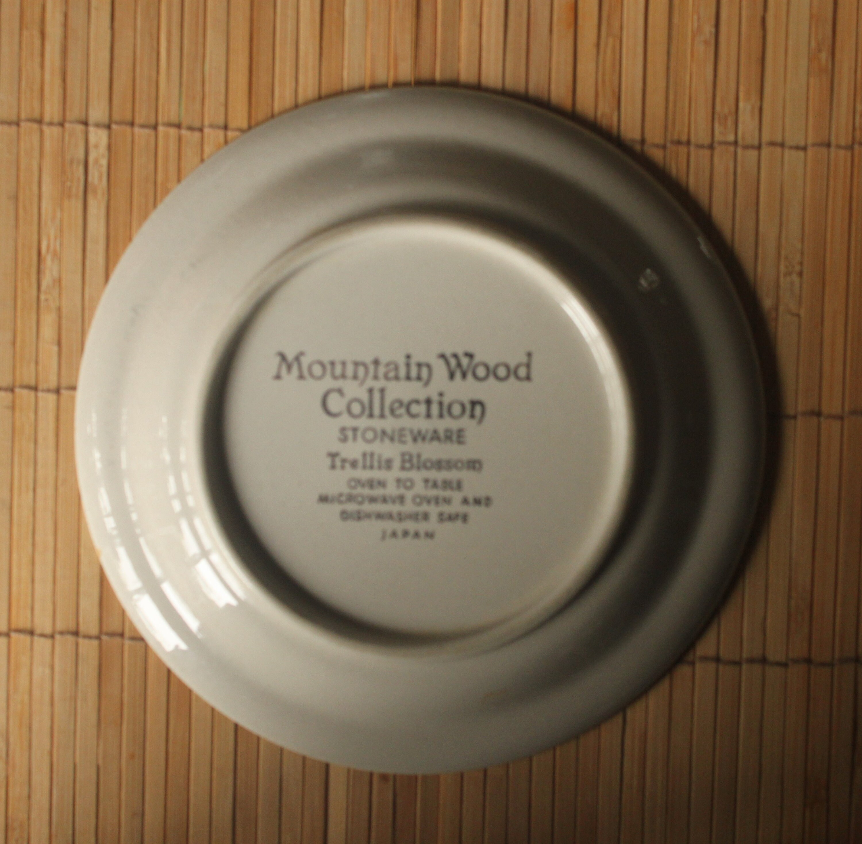 Vintage Mountain Wood Collection Stoneware Side Plates 1970's - Set of ...