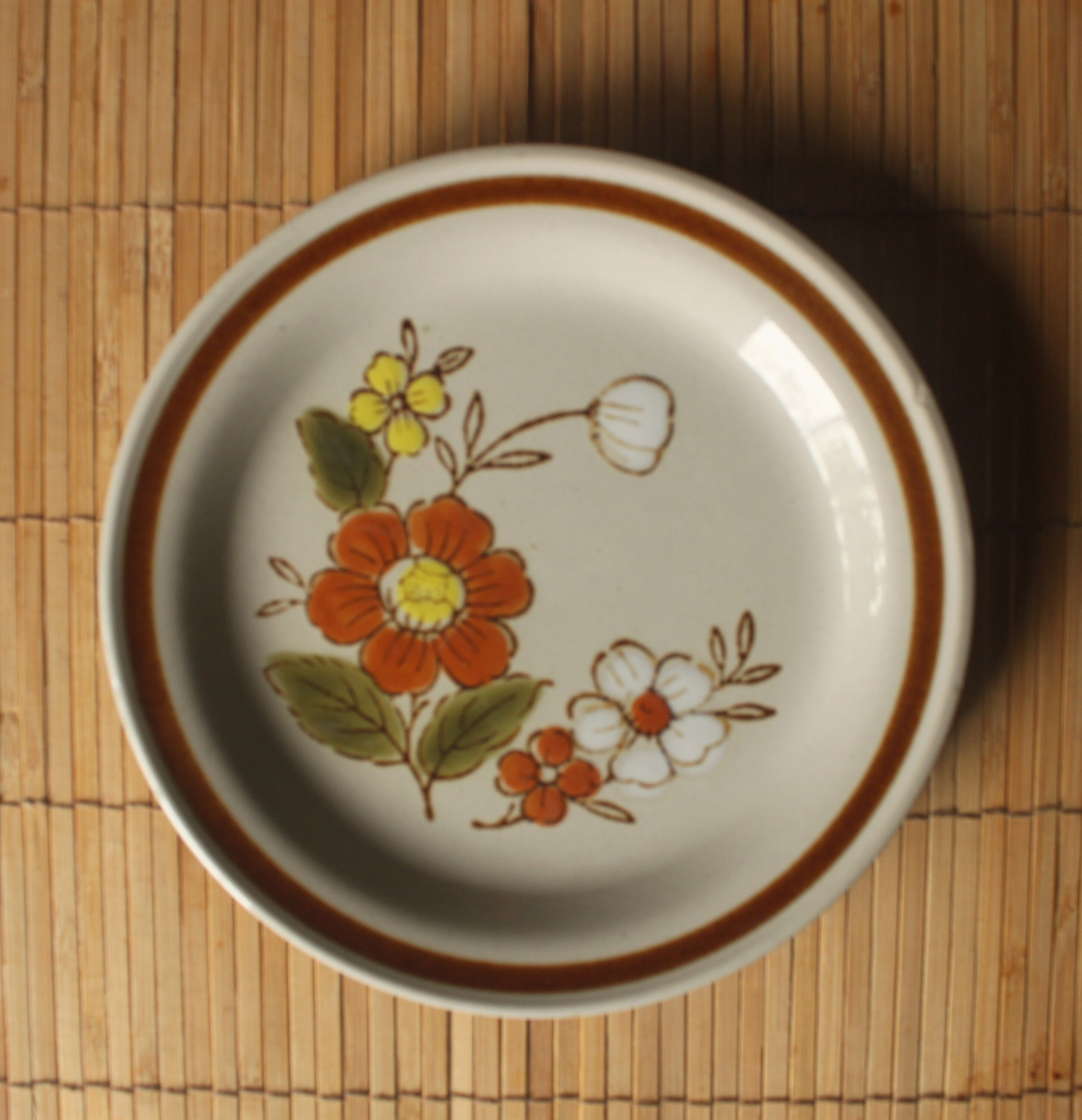 Vintage Mountain Wood Collection Stoneware Side Plates 1970's - Set of ...