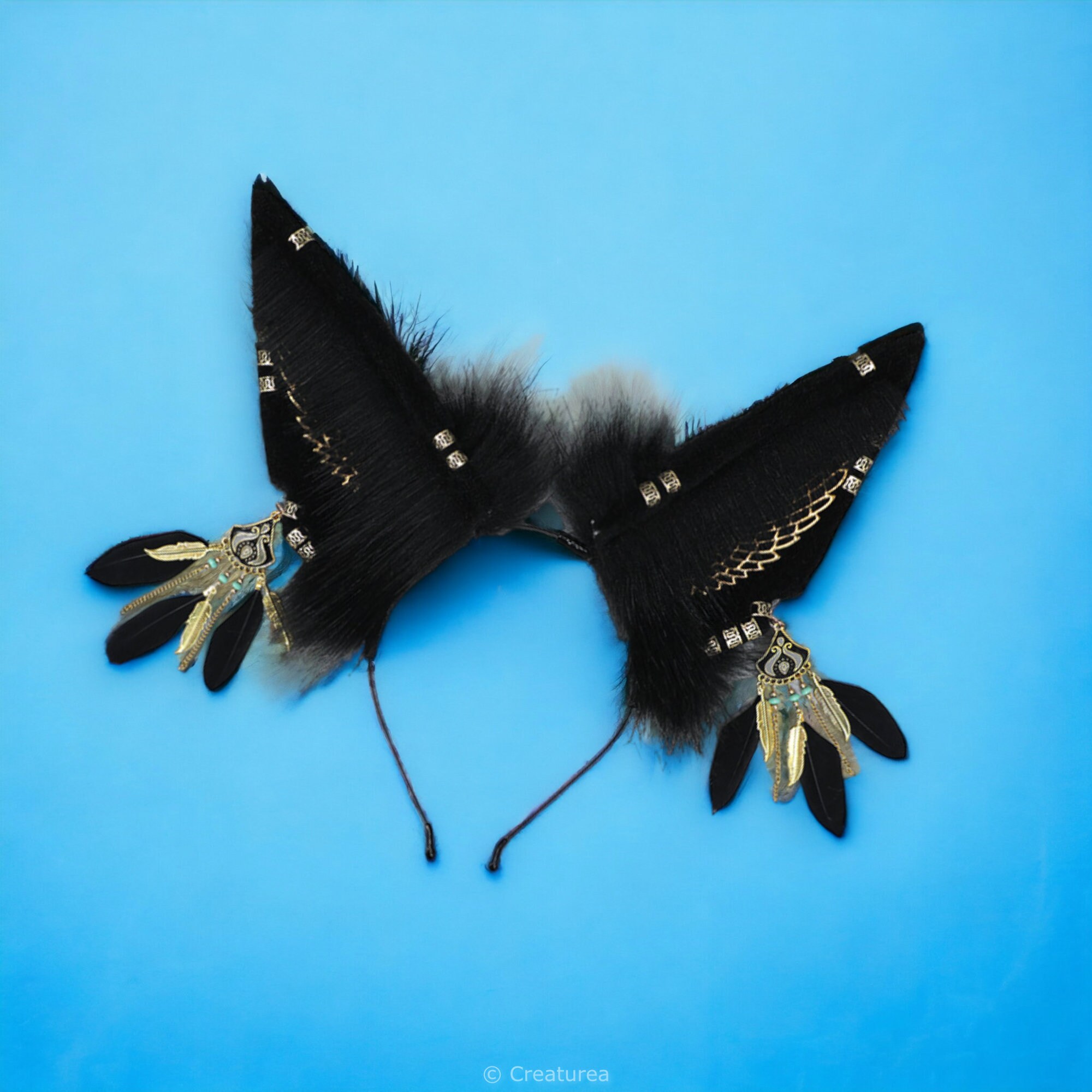 Black Cosplay Ears Anime Cosplay Ear Headband Animal Ears - Etsy