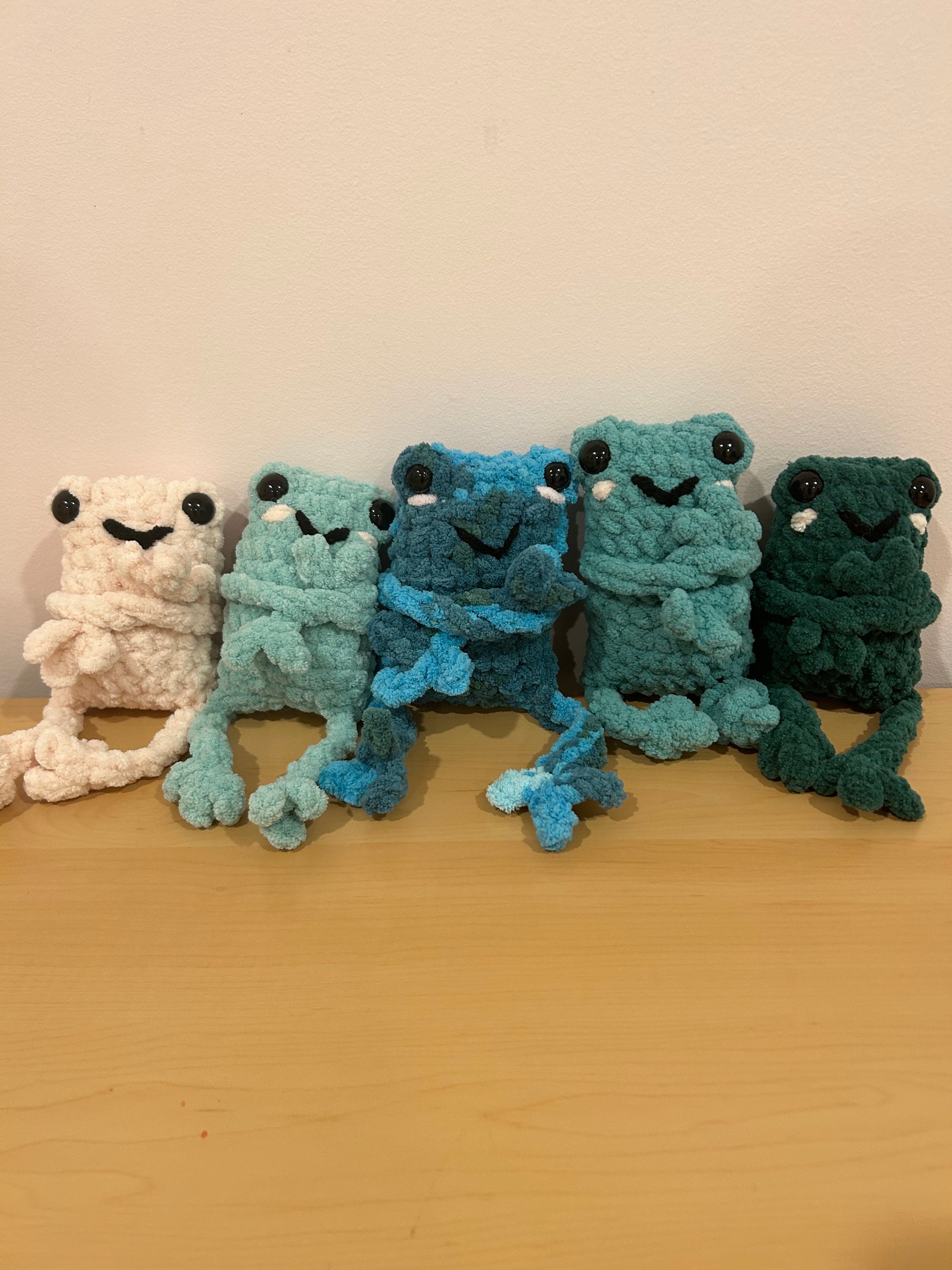 Handmade Crochet Leggy Frogs - Etsy