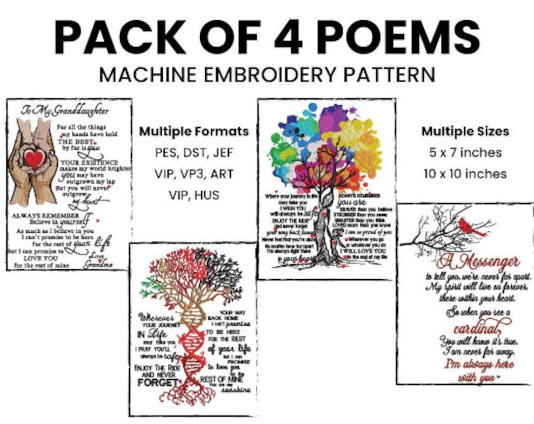 Granddaughter Embroidery Designs Cardinal Embroidery Design A Messenger ...