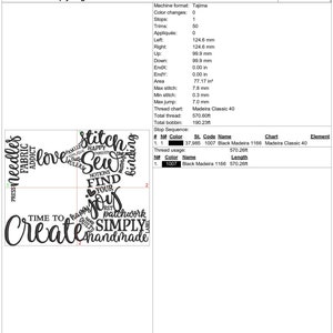 Sewing Machine Embroidery Design Machine Embroidery Word Art Sewing ...