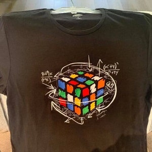 Rubik Cube Machine Embroidery Design Rubik Cube With Black Base ...