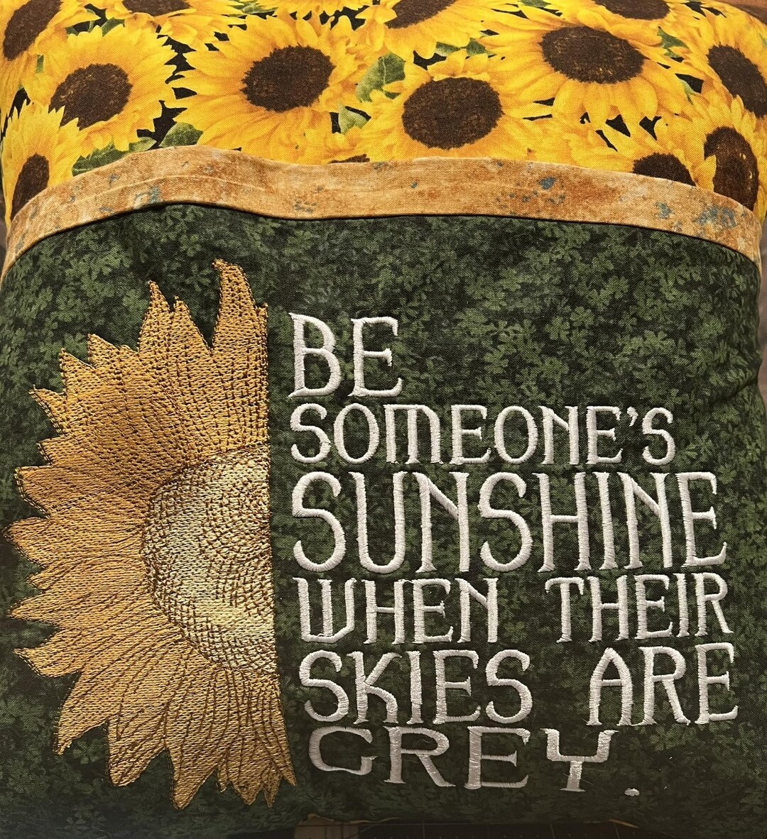 Sunshine Embroidery Designs Sunflower Embroidery Designs Popular Quotes ...