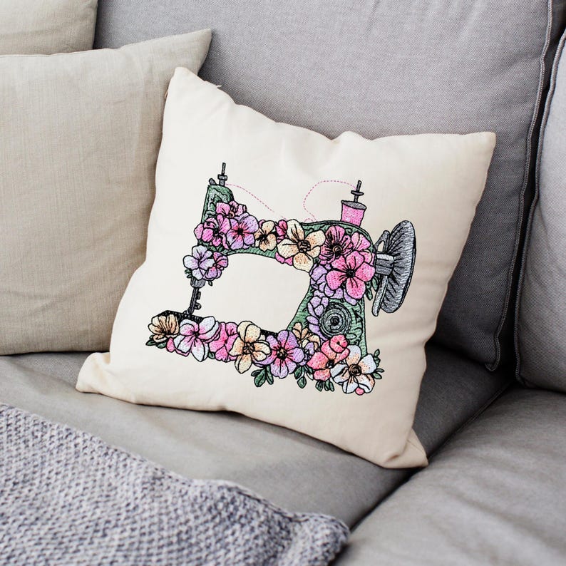 Sewing Machine Embroidery Design Floral Sewing Machine Embroidery ...