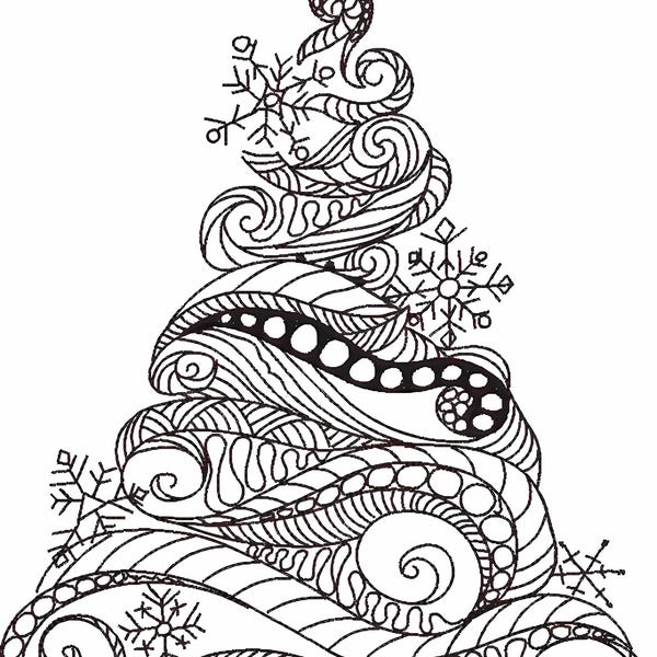 Zentangle Christmas - Etsy