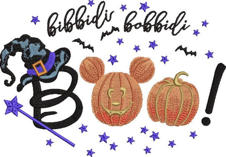 Bibbidi Bobbidi Boo Embroidry Design Song Embroidery Design Embroidery ...
