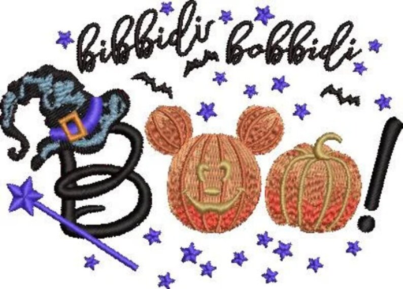 Bibbidi Bobbidi Boo Embroidry Design Song Embroidery Design Embroidery ...