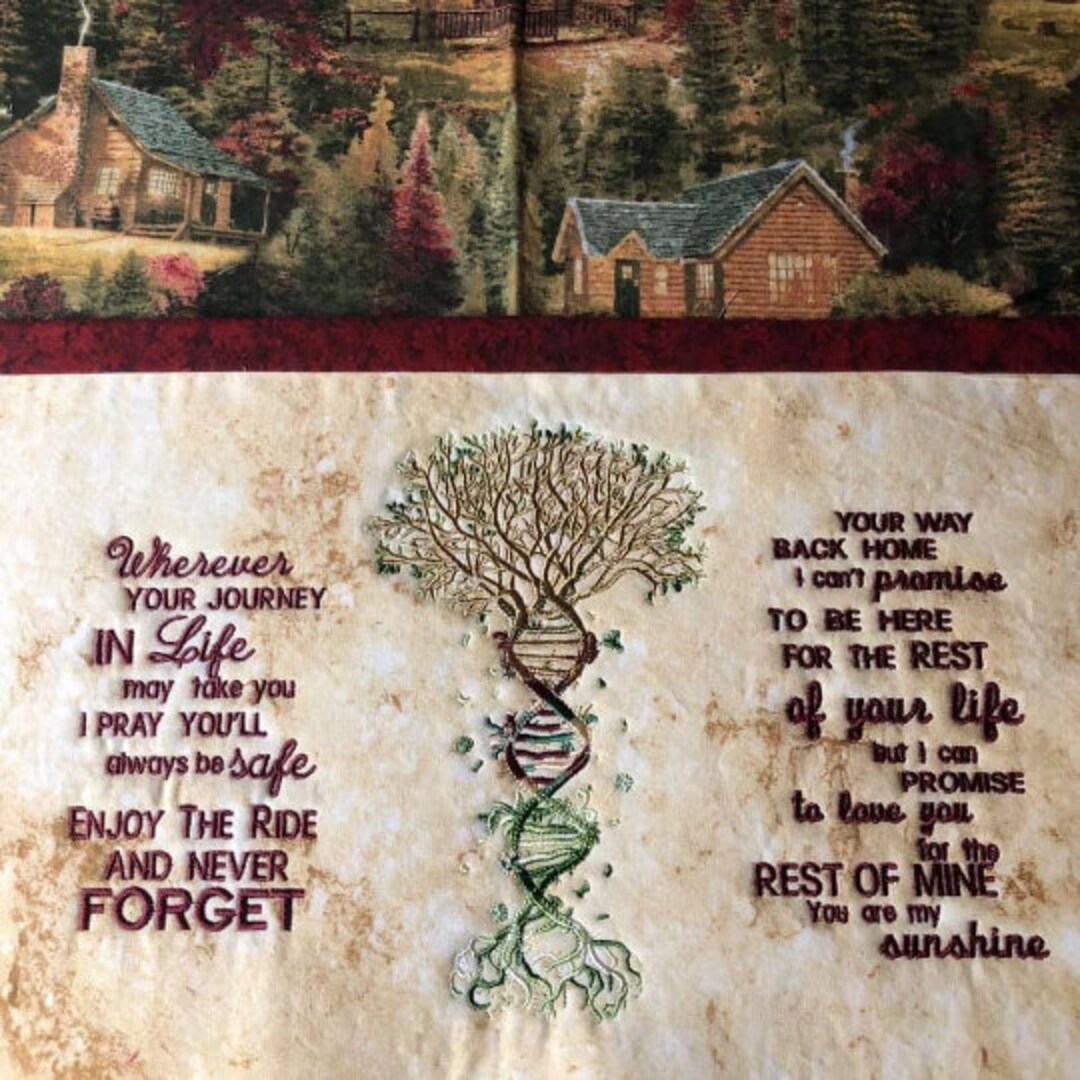 DNA Embroidery Designs DNA Poem Embroidery Designs Poem Gift Embroidery ...