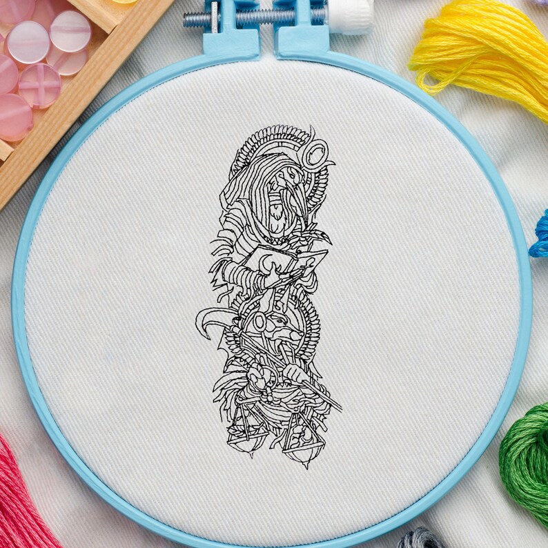 Egyptian Gods Machine Embroidery Design Ancient Egyptian Embroidery ...