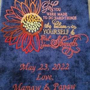 Find Your Strength Embroidery Pattern Inspirational Embroidery Designs ...