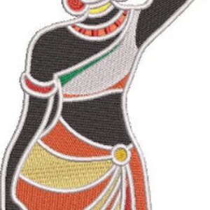 Rural Woman Embroidery Design Rural Woman Representation Machine ...