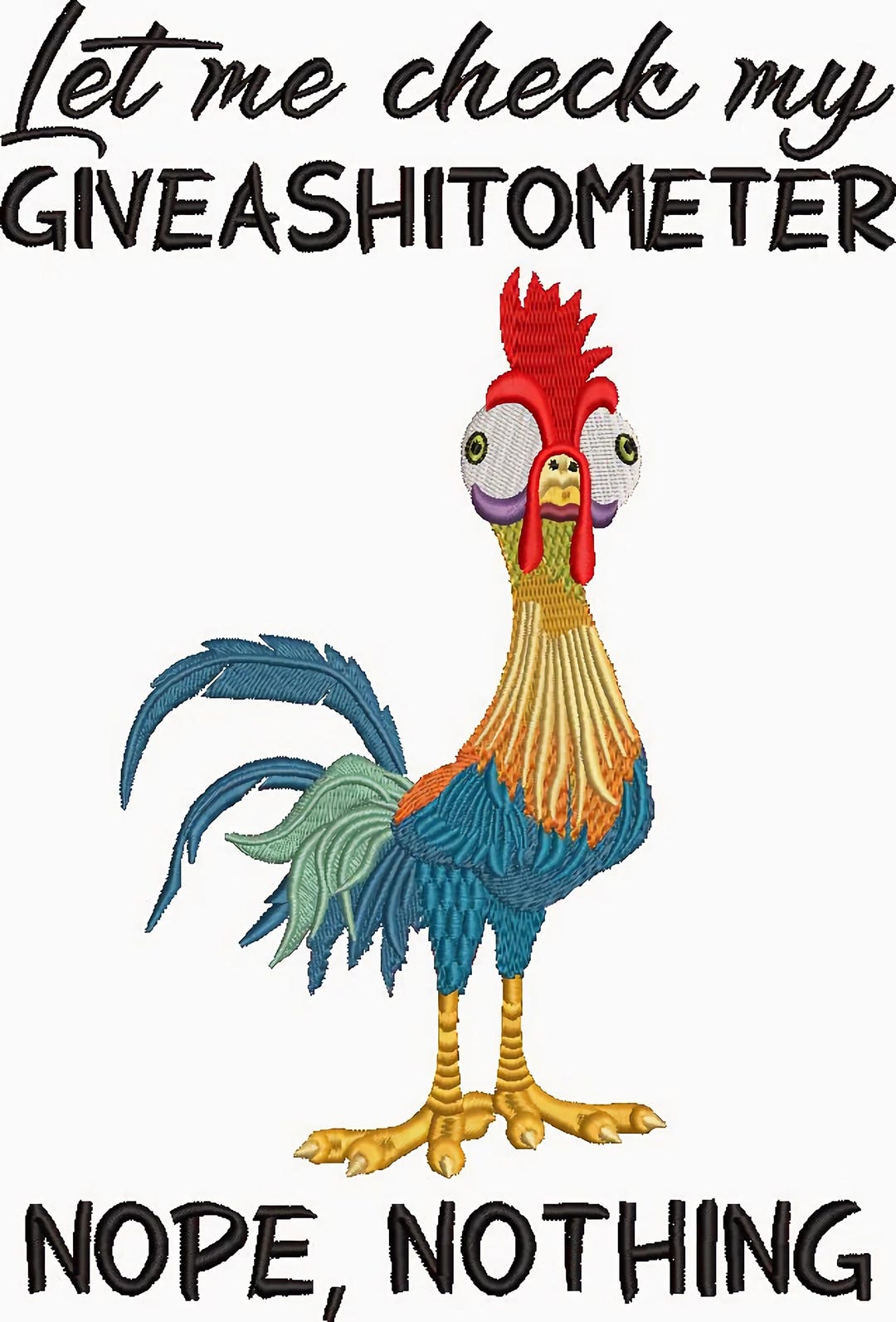 Chicken Embroidery Designs Let Me Check My Giveashitometer Files ...