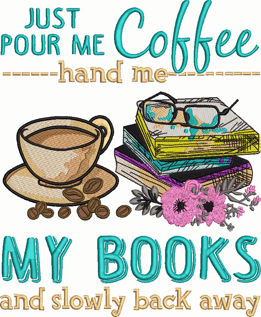 Coffee Embroidery Designs Coffee Machine Embroidery Patterns Books ...