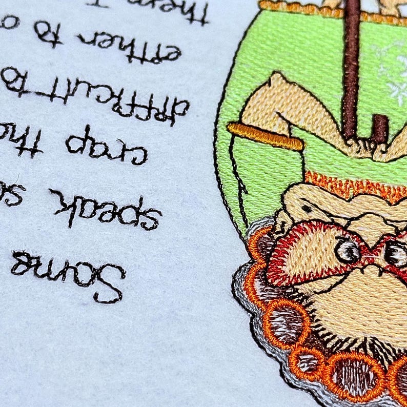 Old Lady Embroidery Designs Grumpy Lady Machine Embroidery Design Funny ...