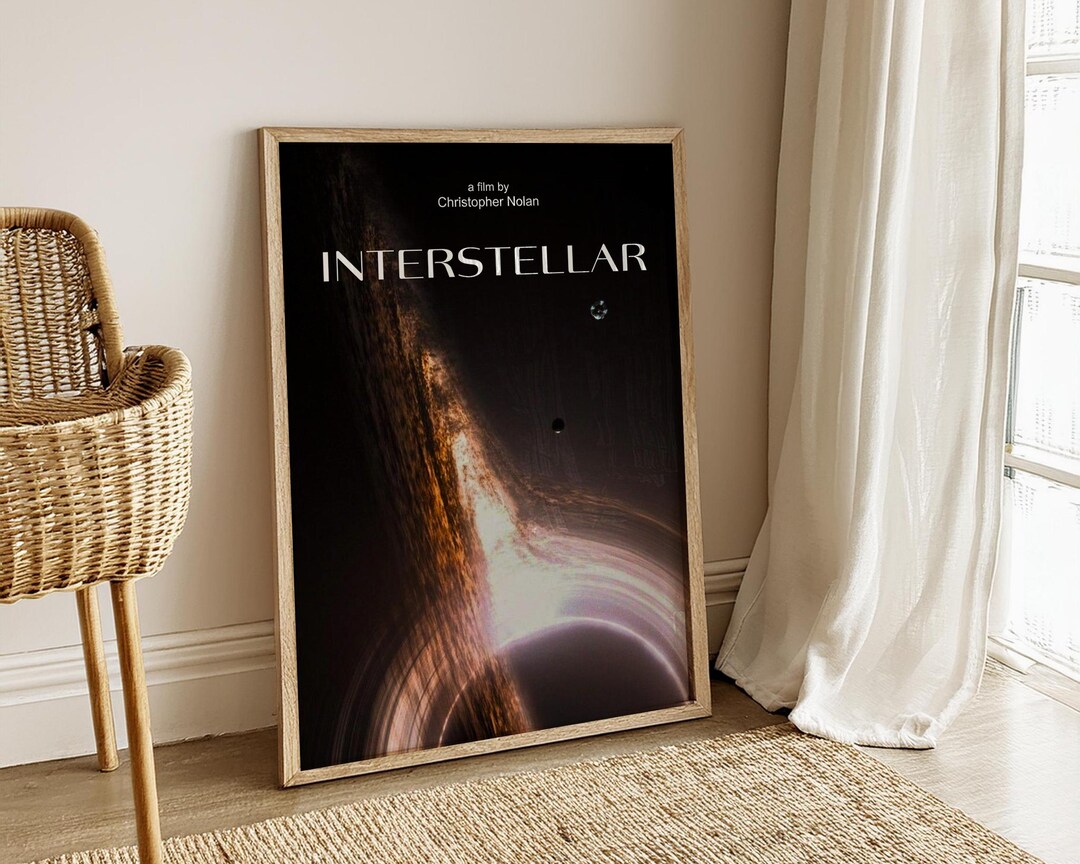 Interstellar Movie Poster: Minimalist Wall Art (digital Print) - Etsy
