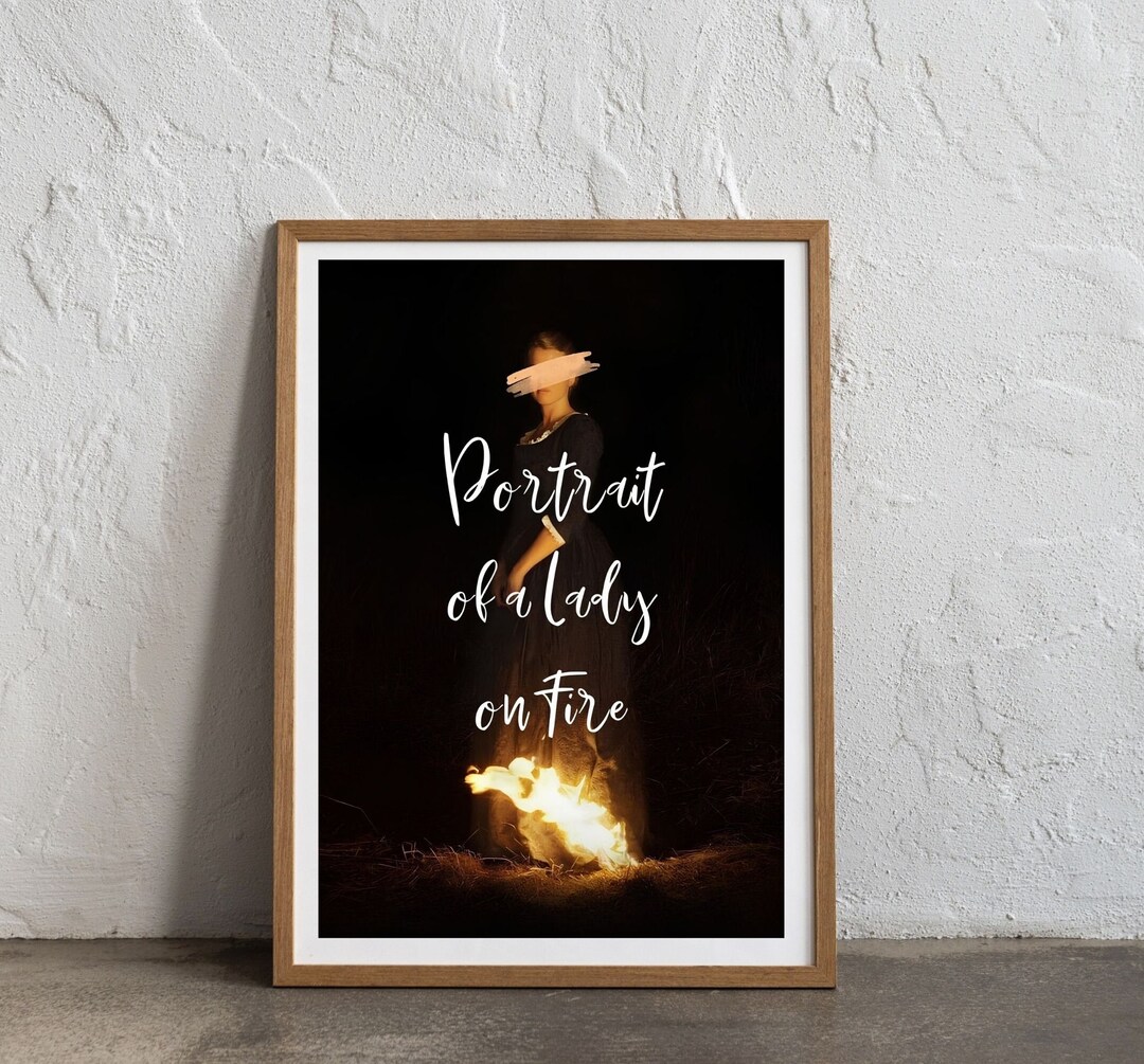 Portrait of a Lady on Fire Inspired Art Print, Portrait of a Lady on ...